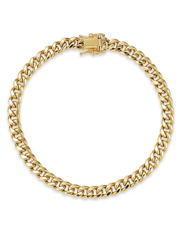 Bloomingdale'S Miami Cuban Link Chain Bracelet - Gold