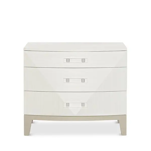 BERNHARDT Axiom Nightstand - Linear Gray