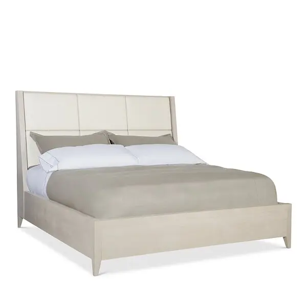 BERNHARDT Axiom Queen Bed - Linear Gray
