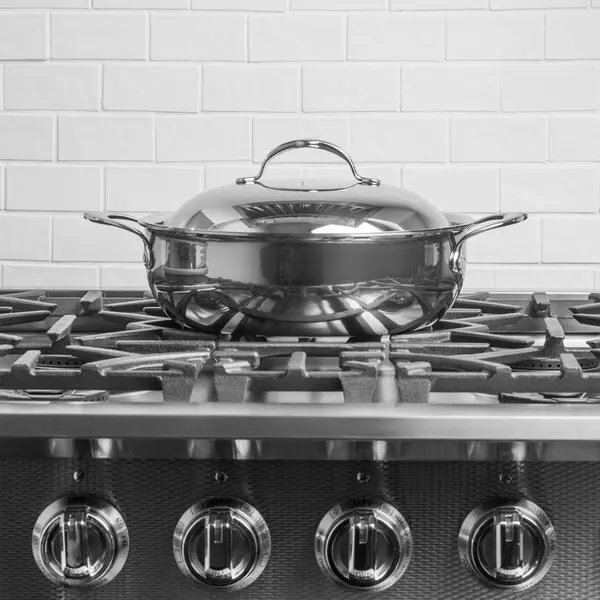 HESTAN Nanobond Molecular Titanium 5-quart Dutch Oven W/dome Lid