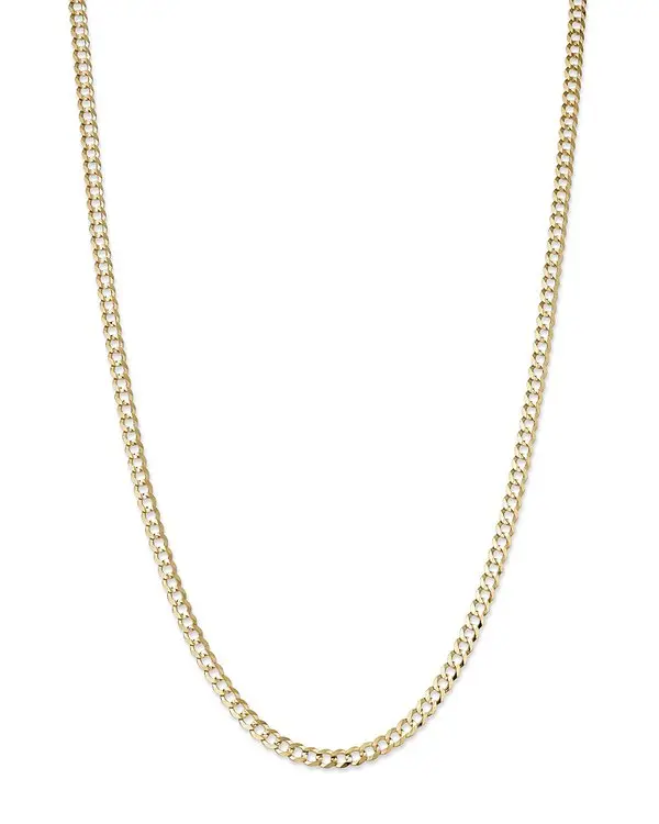 Bloomingdale'S 14k Yellow Curb Link Chain Necklace - Gold