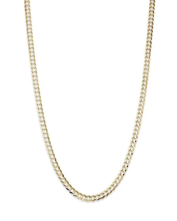Bloomingdale'S Comfort Curb Link Chain Necklace - Gold