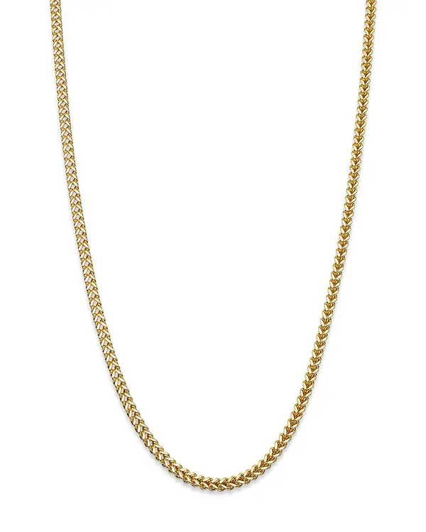 Bloomingdale'S 14k Yellow Square Franco Link Chain Necklace - Gold