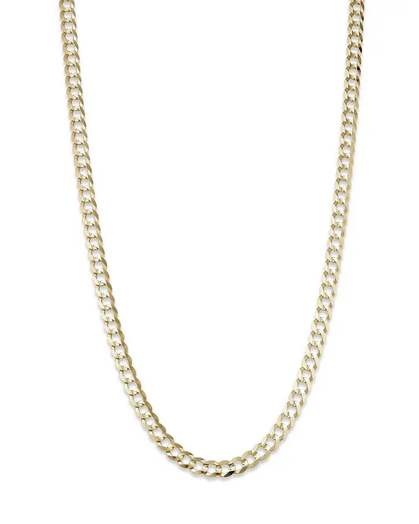 Bloomingdale'S 14k Yellow Comfort Curb Link Chain Necklace - Gold