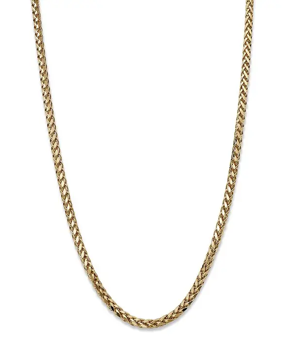 Bloomingdale'S 14k Yellow Wheat Link Chain Necklace - Gold