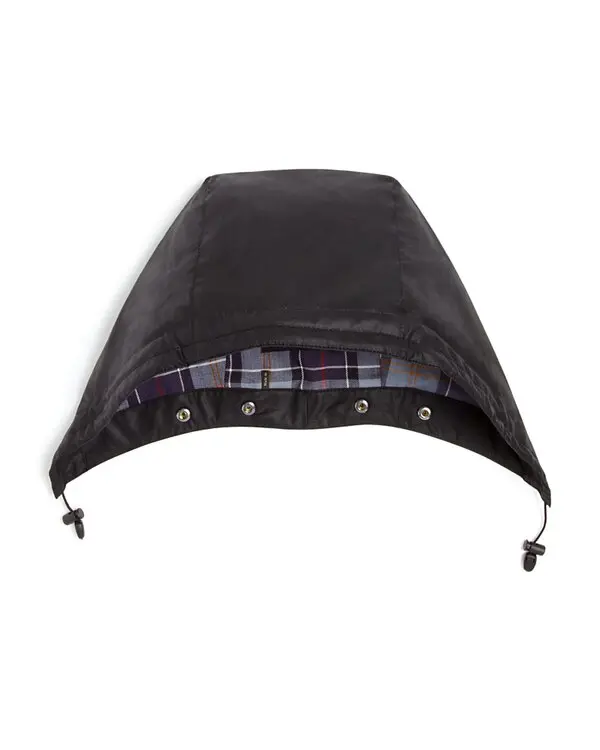 Barbour Waxed Cotton Hood - Black