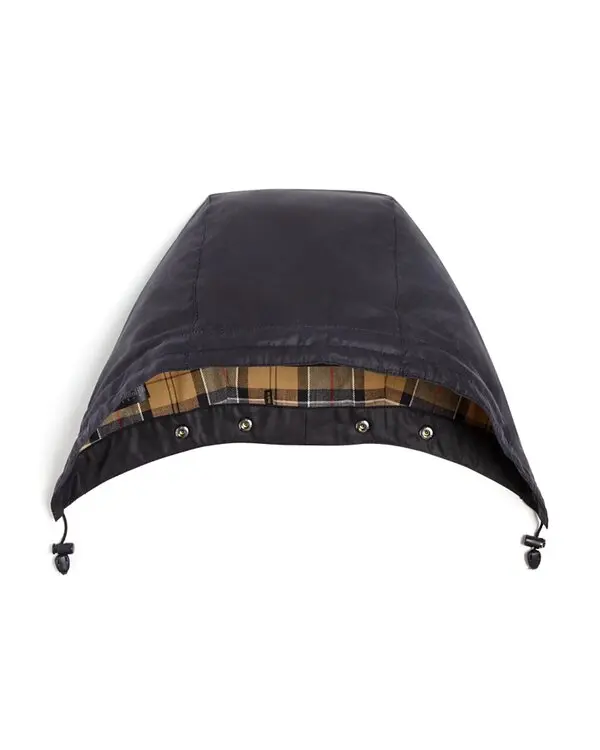 Barbour Waxed Cotton Hood - Navy