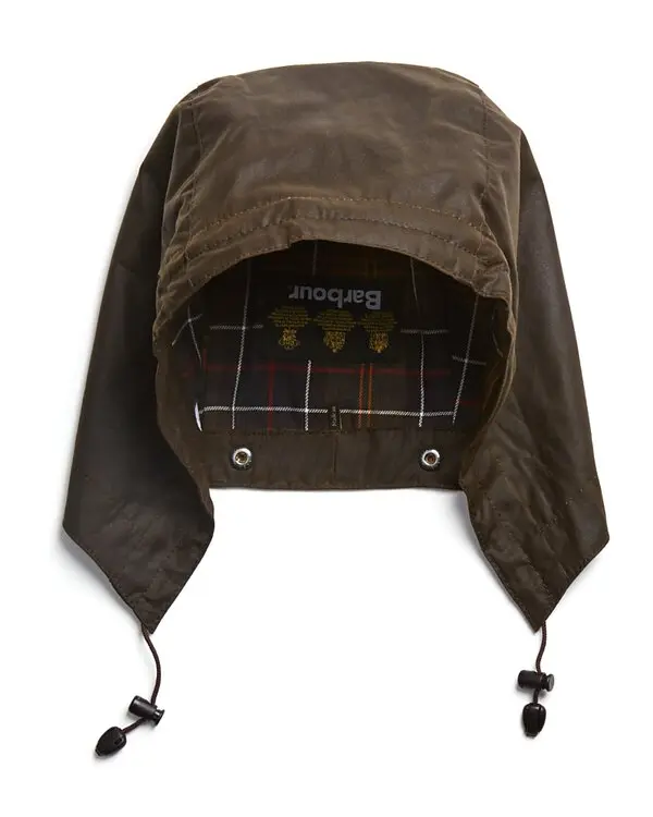 Barbour Waxed Cotton Hood - Olive