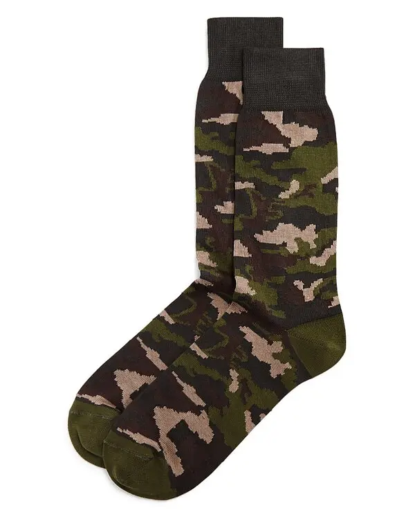 Bloomingdale'S Camo Crew Socks Exclusive