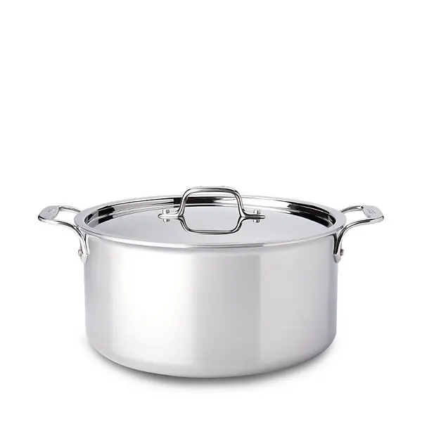 ALL-CLAD D3 Steel 8-quart Stock Pot With Lid - Stainless