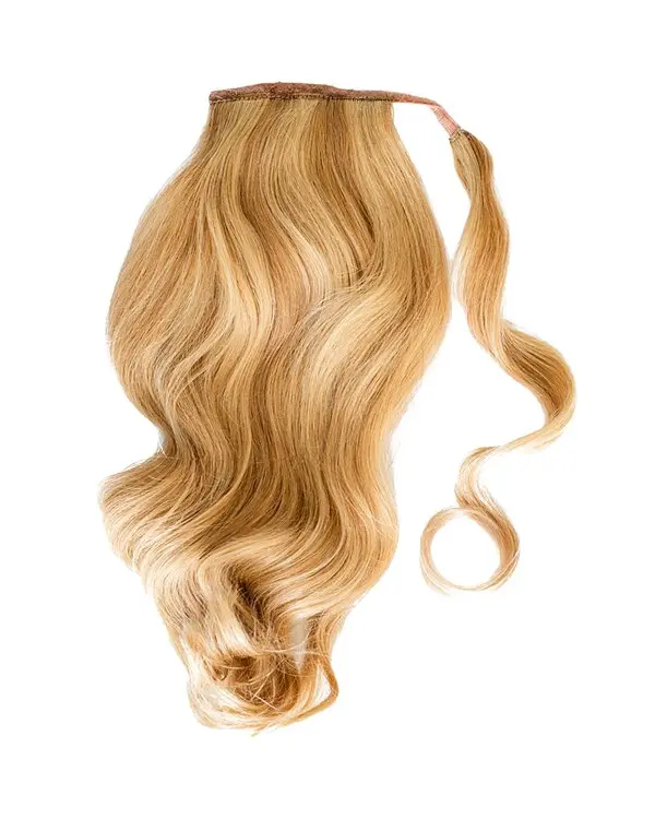 LOCKS & MANE 14" Clip-in Ponytail - Cinnamon Bun
