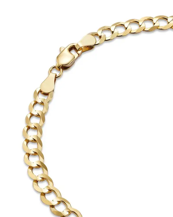 Bloomingdale'S 14k Yellow Curb Link Chain Bracelet