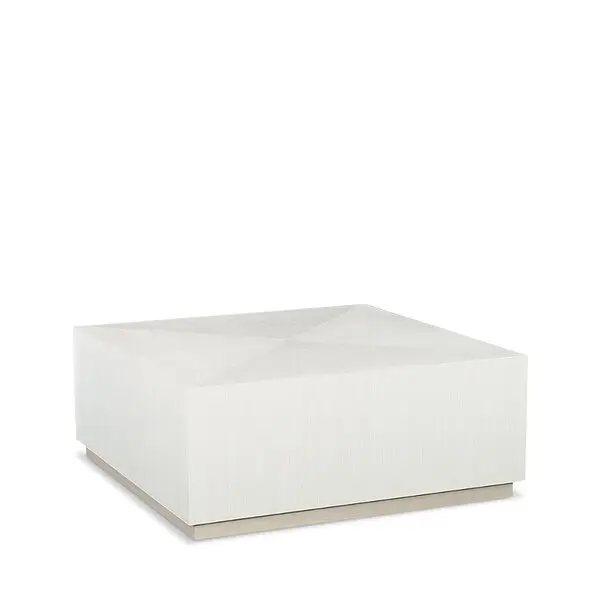 BERNHARDT Axiom Square Cocktail Table - Linear Gray