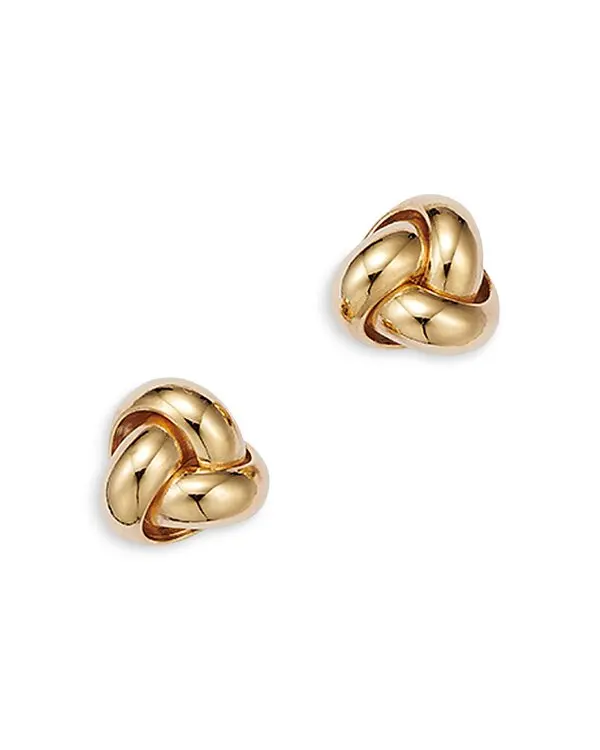 Bloomingdale'S Love Knot Stud Earrings In 14k - Yellow Gold