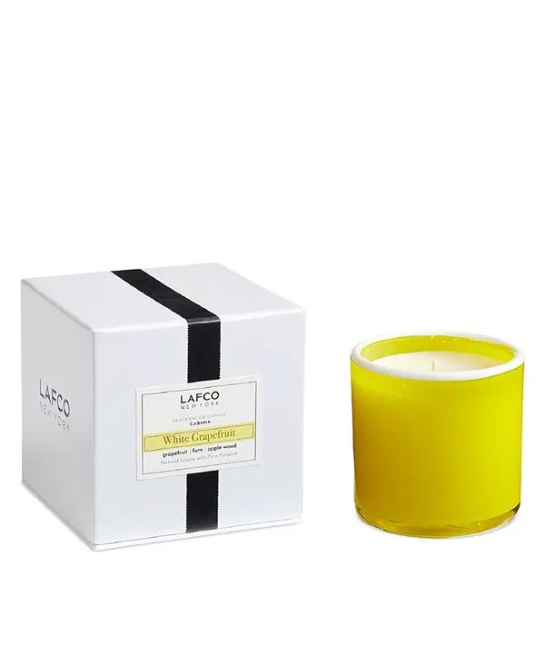 LAFCO White Grapefruit Classic Candle, 6.5 Oz - Yellow