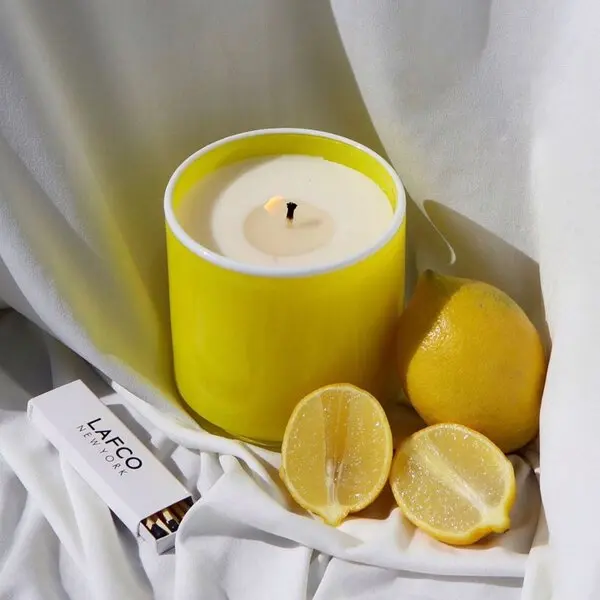 LAFCO NEW YORK White Grapefruit Classic Candle, 6.5 Oz - Yellow