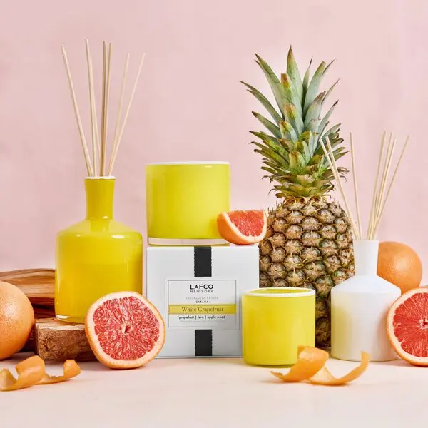 LAFCO NEW YORK White Grapefruit Classic Candle, 6.5 Oz - Yellow