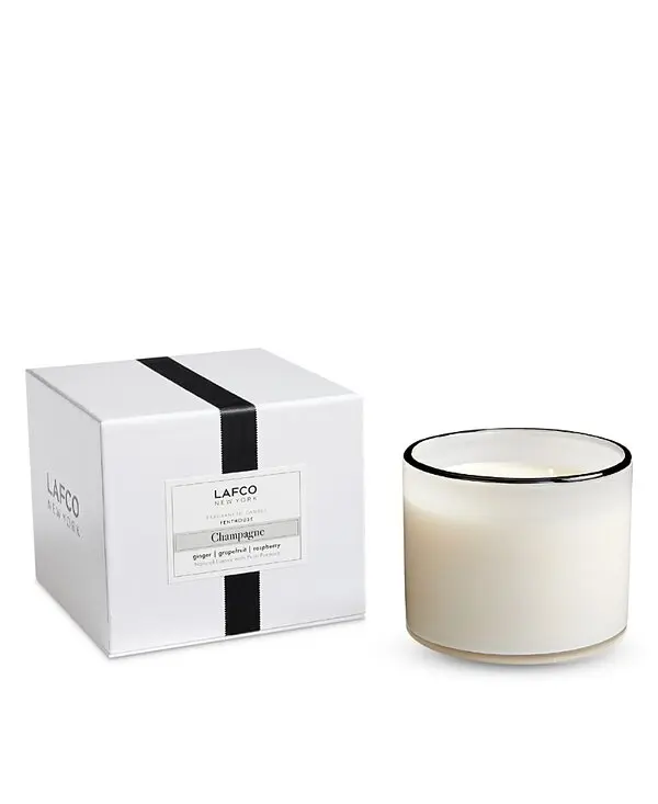 LAFCO NEW YORK Champagne 3-wick Candle, 30 Oz - White