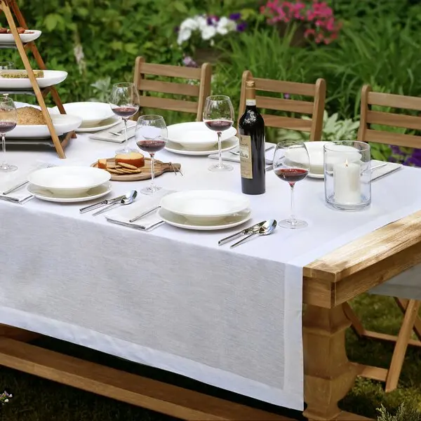 VILLEROY & BOCH La Classica Tablecloth, 70 X 126 - White