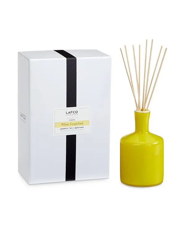 LAFCO NEW YORK White Grapefruit Signature Reed Diffuser, 15 Oz - Yellow