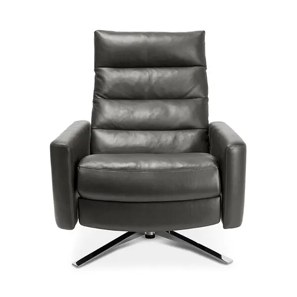 AMERICAN LEATHER Cirrus Comfort Air Recliner - Bison Charcoal