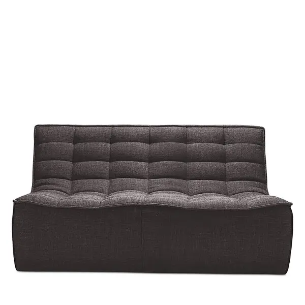 ETHNICRAFT N701 Two Seat Sofa Sectional - Dark Grey