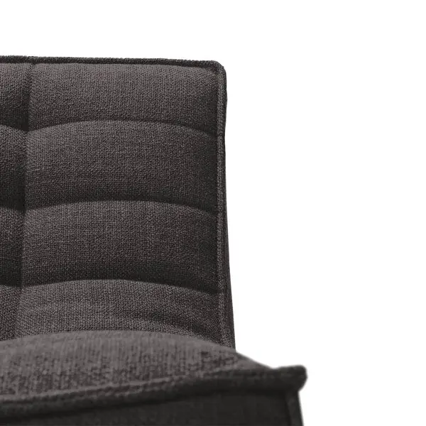 ETHNICRAFT N701 Two Seat Sofa Sectional - Dark Grey