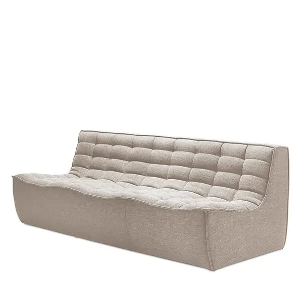 ETHNICRAFT N701 Three Seat Sofa Sectional - Beige