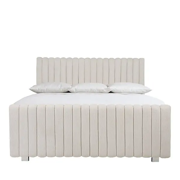 BERNHARDT Silhouette Upholstered Queen Bed - Cream