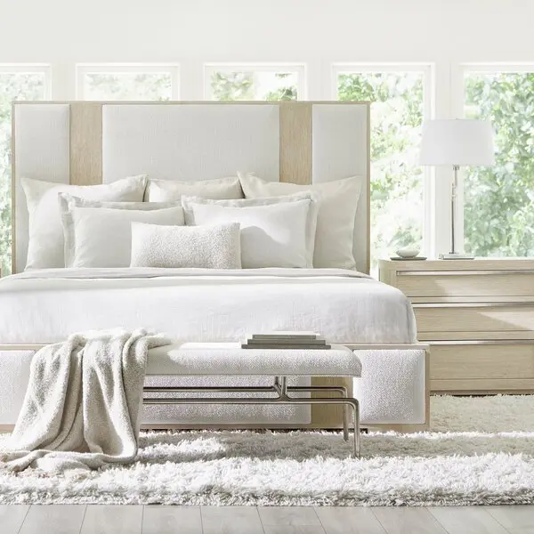BERNHARDT Solaria Queen Wood Frame Panel Bed