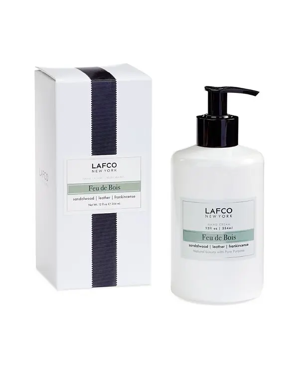 LAFCO NEW YORK Feu De Bois Hand Cream, 12 Oz - White