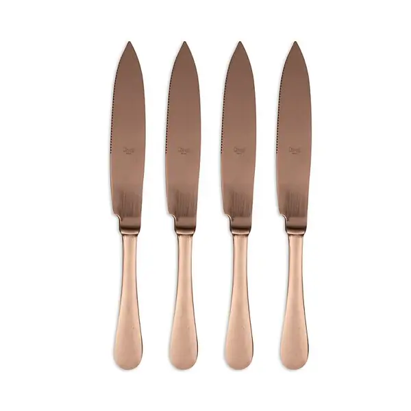 MEPRA American Pvd Steak Knives, Set Of 4 - Bronze