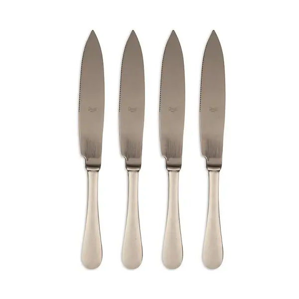 MEPRA American Pvd Steak Knives, Set Of 4 - Champagne