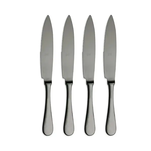 MEPRA American Pvd Steak Knives, Set Of 4 - Hemotite