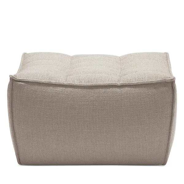 ETHNICRAFT N701 Footstool Sectional - Beige