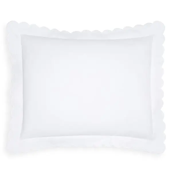 MATOUK Diamond Pique Standard Sham - White