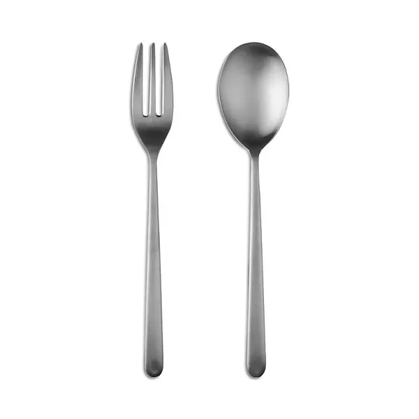MEPRA Fork & Spoon 2 Piece Serving Set - Linea Ice