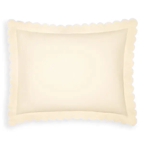 MATOUK Diamond Pique King Sham - Ivory