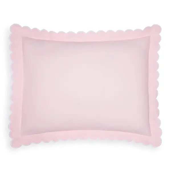 MATOUK Diamond Pique King Sham - Pink