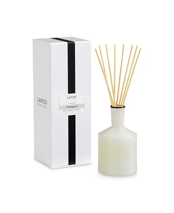 LAFCO Champagne Classic Reed Diffuser, 6 Oz - White