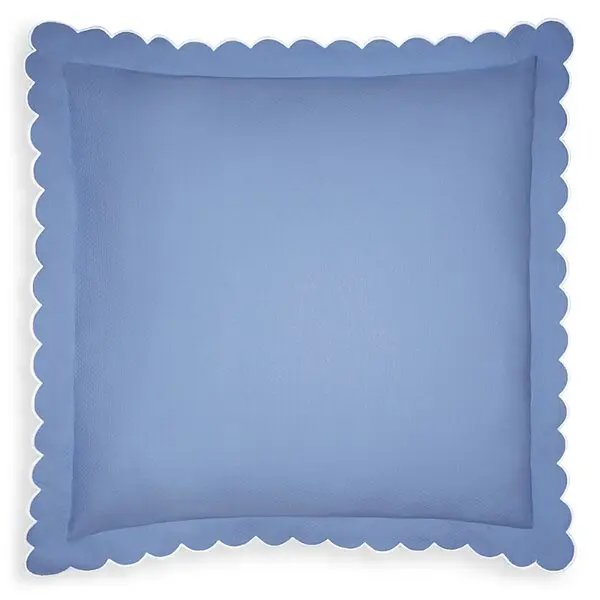 MATOUK Diamond Pique Euro Sham - Azure