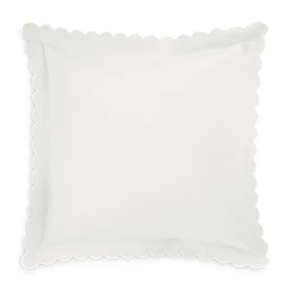 MATOUK Diamond Pique Euro Sham - Bone