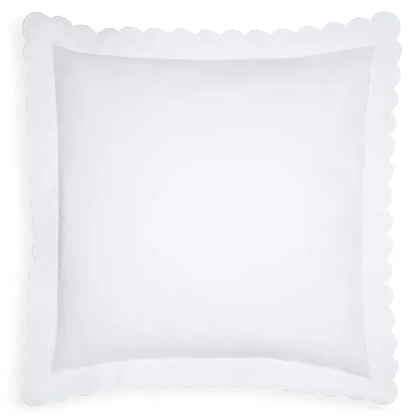 MATOUK Diamond Pique Euro Sham - White