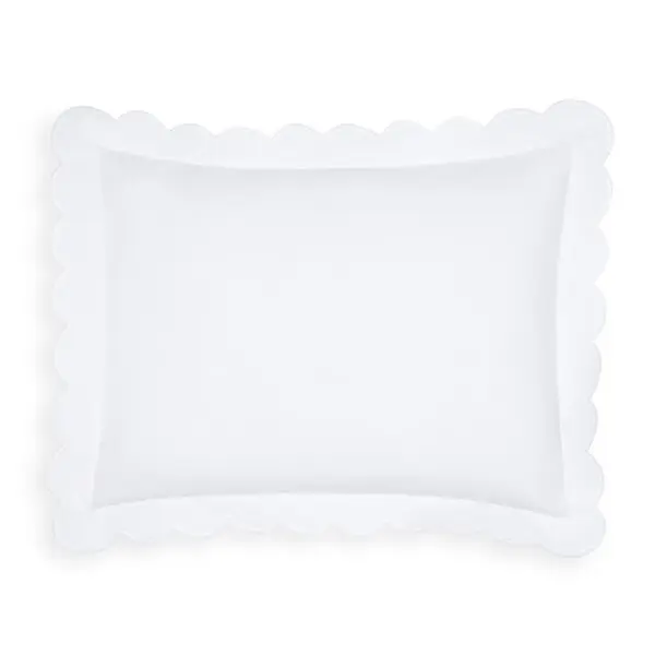 MATOUK Diamond Pique Boudoir Sham - White