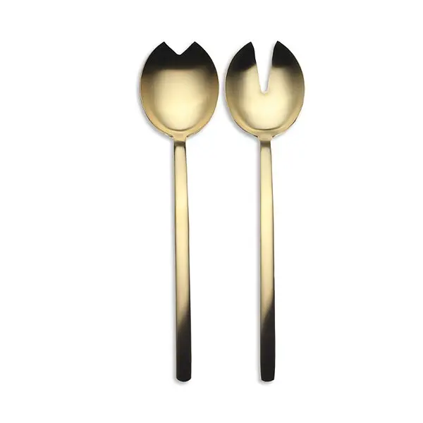 MEPRA Due 2 Piece Salad Serving Set - Gold
