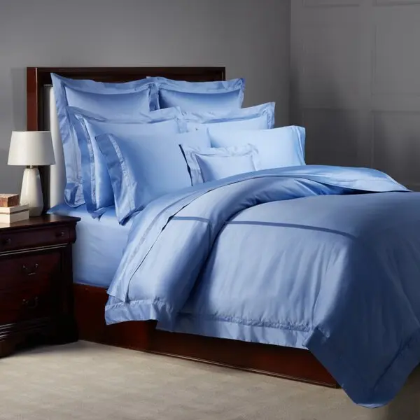 MATOUK Nocturne Sateen Boudoir Sham - Azure