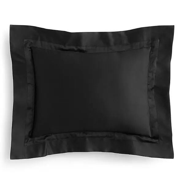 MATOUK Nocturne Sateen Boudoir Sham - Black