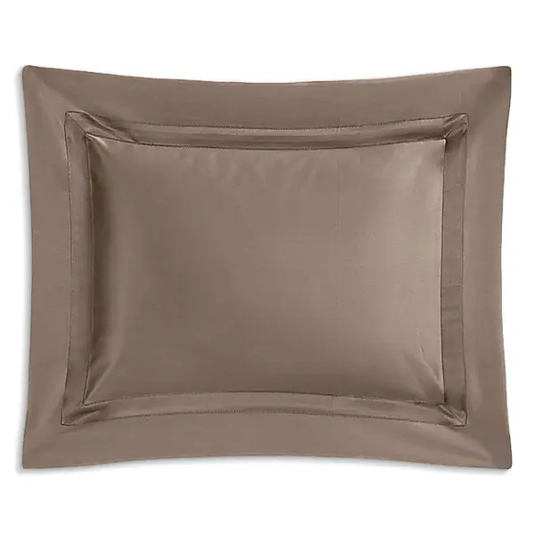 MATOUK Nocturne Sateen Boudoir Sham - Mocha