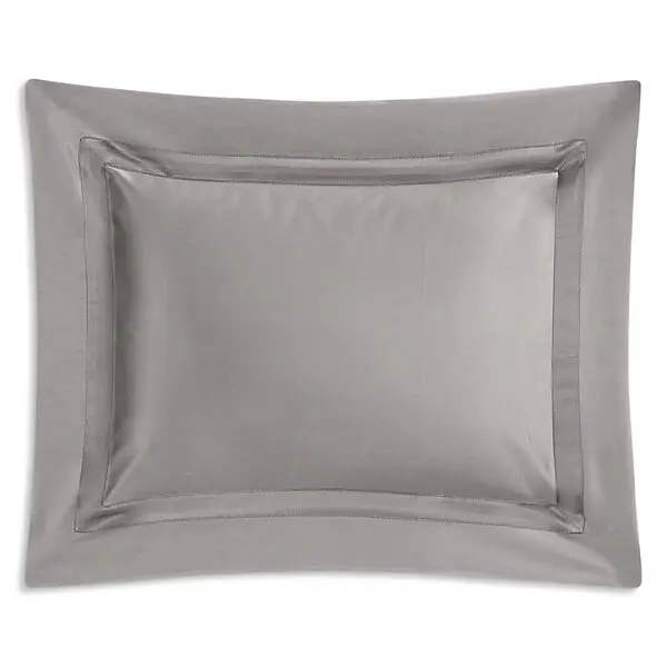 MATOUK Nocturne Sateen Boudoir Sham - Platinum