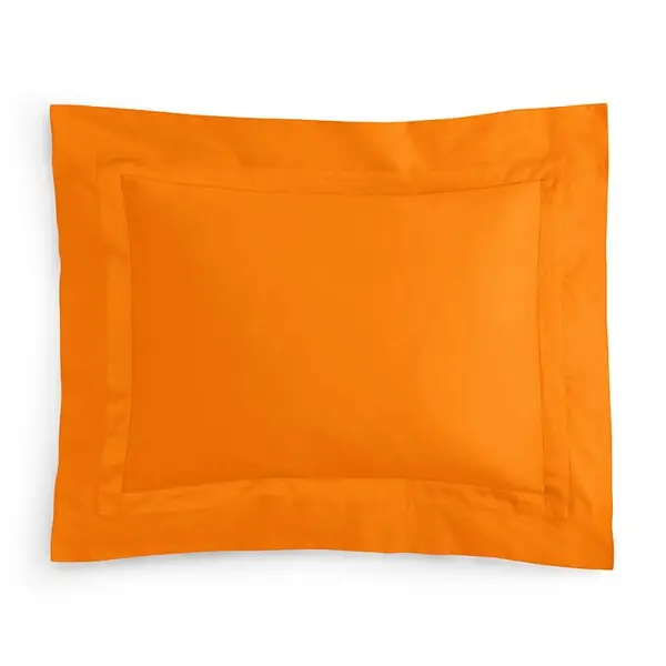 MATOUK Nocturne Sateen Boudoir Sham - Tangerine